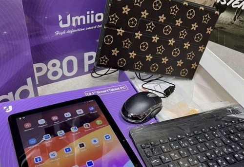 Мощный планшет с клавиатурой umiio P80 pro оригин