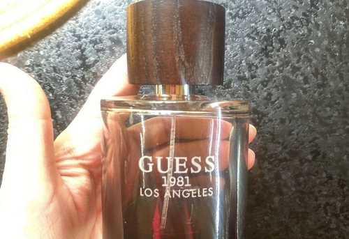 Guess 1981 los angeles пустой флакон бутылка