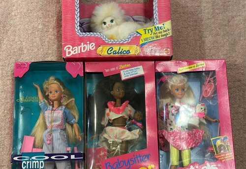 Barbie Skipper Coll Crimp & Babysitter AA & Cat