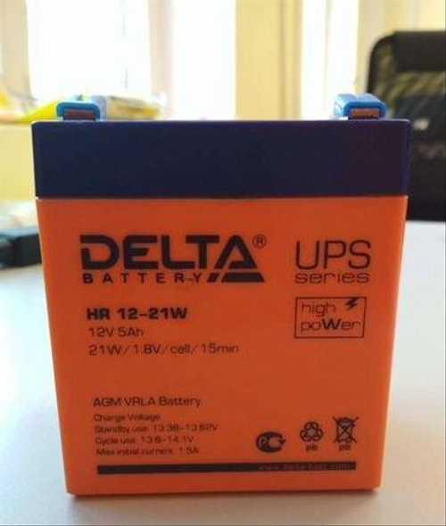 Аккумулятор delta 12V 5Ah