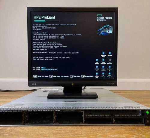 Сервер HP DL360 Gen9 8SFF 2x E5-2687Wv4 768GB