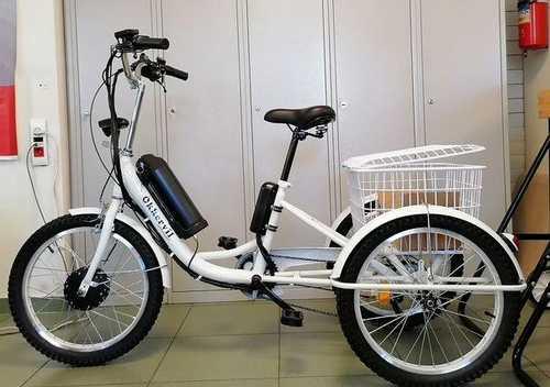Велосипед трехколесный электро 350W OK-33604E 20