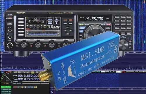 SDR приемник MSI SDR от 10 кГц до 2 ггц 12-bit