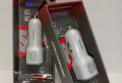 Автомобильное зарядное устройство Remax 2.1А новое