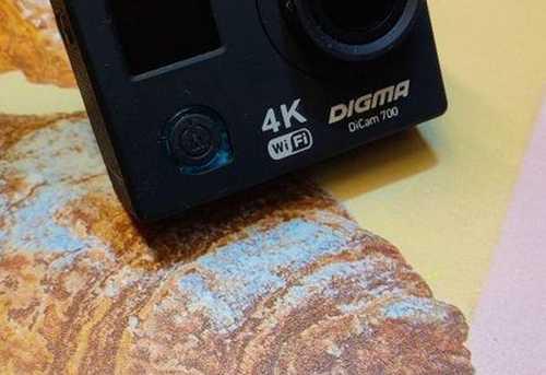 Экшен камера Digma DiCam 700 4k