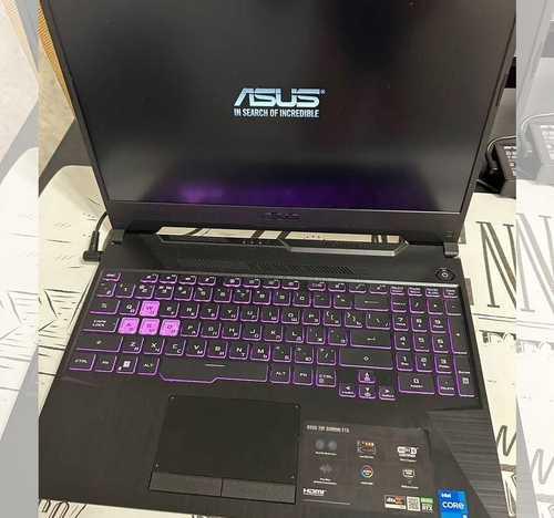 Ноутбук игровой Asus Tuf Core i5 и RTX 3050