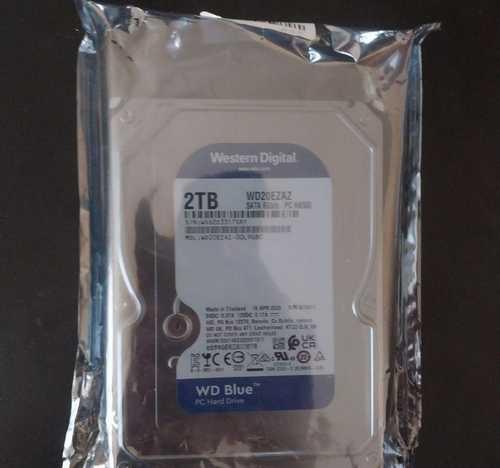 2 тб Жесткий диск WD Blue