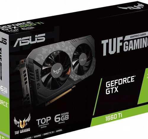 Новая Asus GTX 1660 Ti EVO TOP Edition 6Gb (СПб)