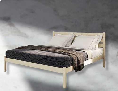 Кровать двухспальная новая не бу деревянная IKEA