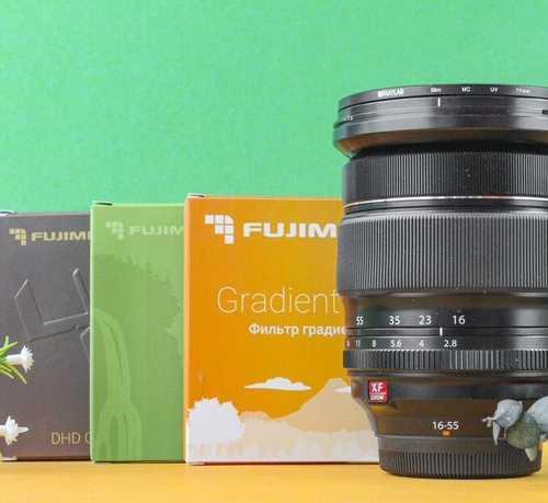 Объектив Fujinon 16-55mm f2.8 + комплект фильтров