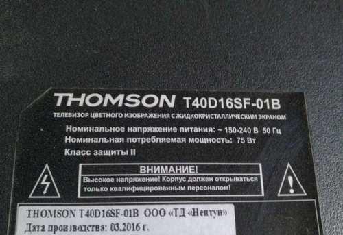 Тиви: тномson-Т40D16SF-01B