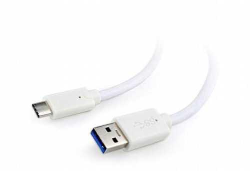Кабель USB 3.2 Gen1 type C на USB type A 1 м белый
