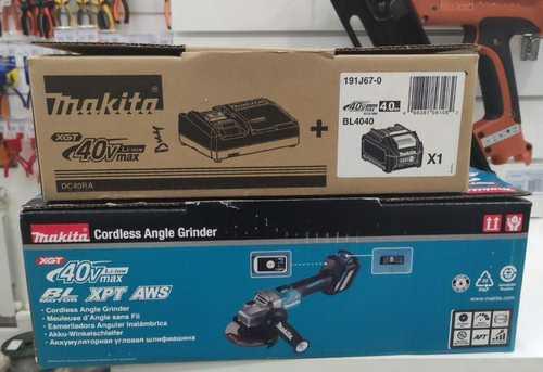 Ушм аккумуляторная Makita XGT BL GA023GZ + акбизу