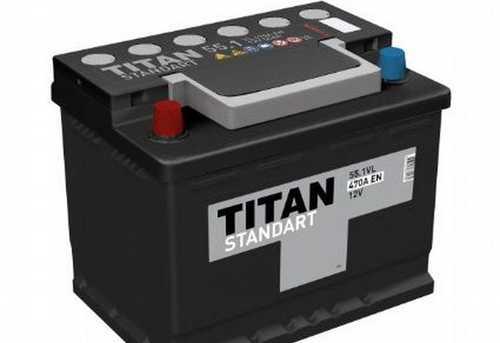 Аккумулятор 55 Ач Titan Standart 470А