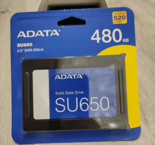 Ssd накопитель Adata su650 480 gb