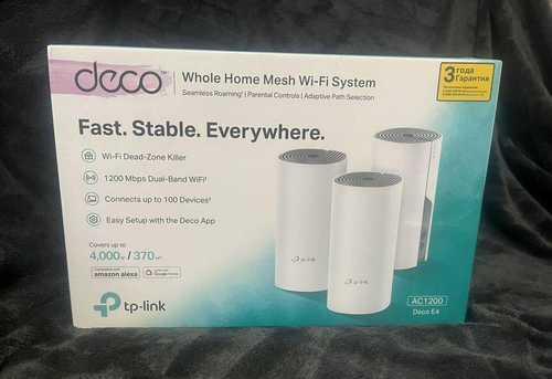 Wi-Fi Mesh система TP-link Deco E4 (3-pack)
