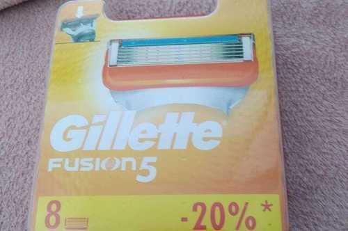 Gillette fusion 5 8шт