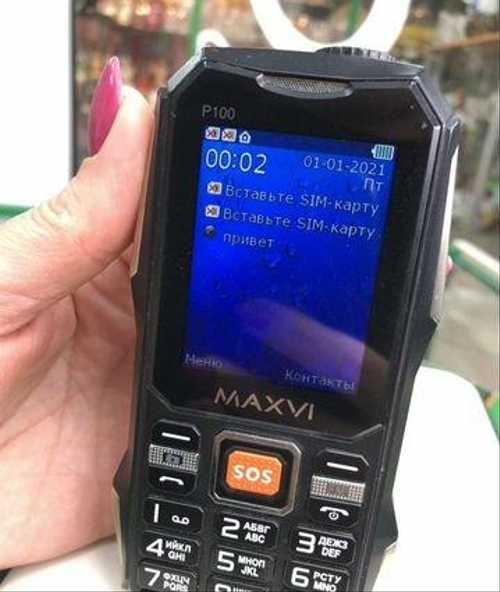 Komok телефон maxvi P100