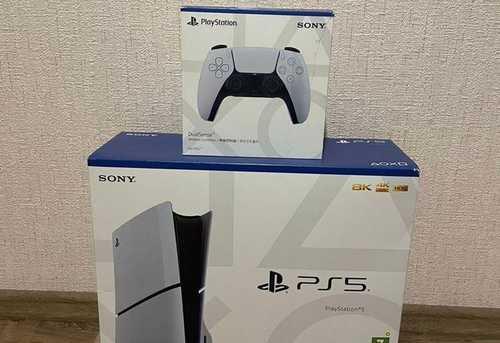 Sony PlayStation 5 Slim 1Tb (Европа) + 2ой геймпад