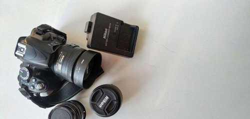 Комплект Nikon d3100 + 3 фикса