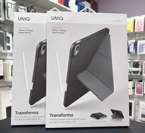 Чехол Uniq Transforma Rigor iPad AIR 10.9 Gray