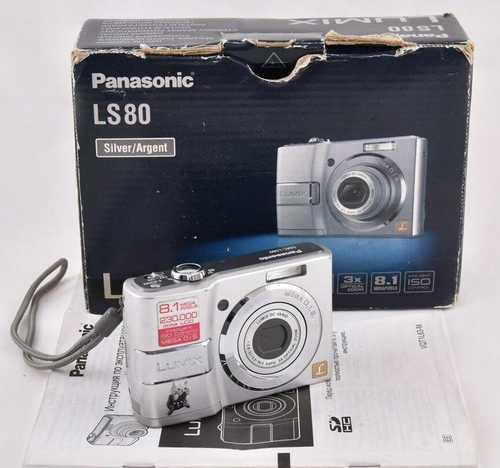 Panasonic Lumix LS80 8.1 мегапикселей, 3-х зум