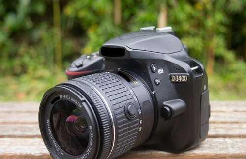 Зеркальный фотоаппарат Nikon D3400 kit 18-55