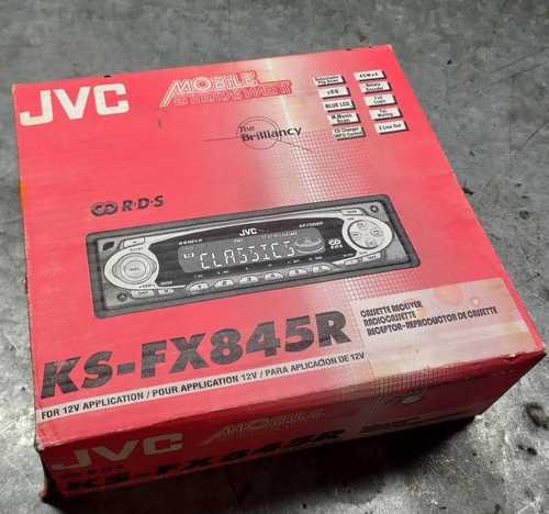Кассетная автомагнитола JVC KS-FX845R (новая)