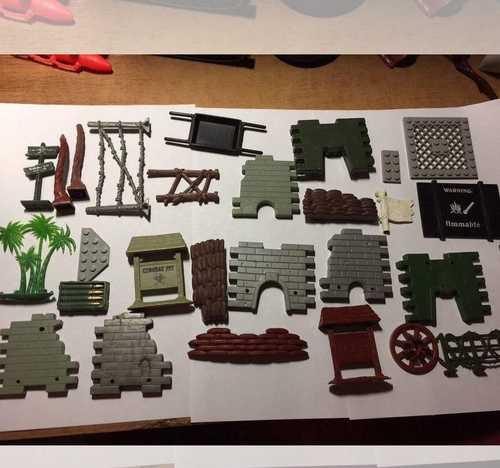 Детали от военной базы, крепости