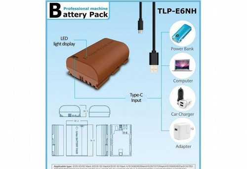 Аккумулятор Digital TLP-E6NH с портом USB Type-C