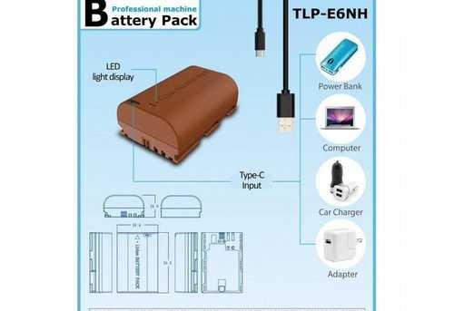 Аккумулятор Digital TLP-E6NH с портом USB Type-C