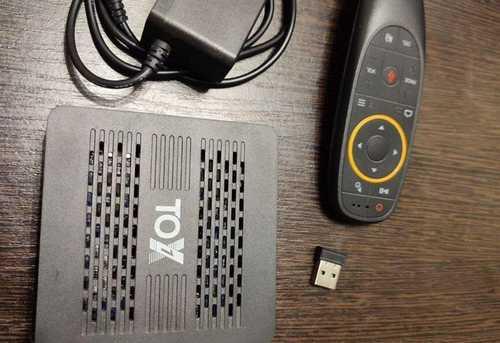 Андроид тв приставка Android TV box TOX1