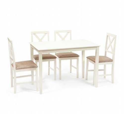 Обеденный комплект эконом Хадсон (стол + 4 стула)