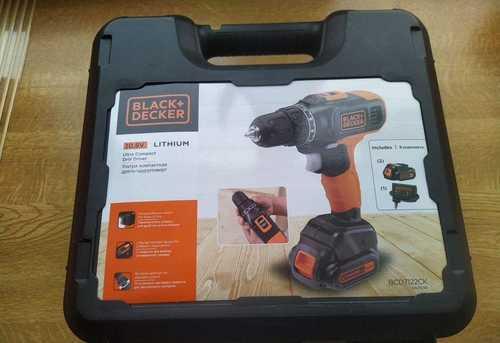 Аккумуляторная дрель-шуруповерт Black&Decker