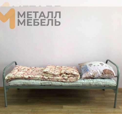 Кровати металлические для рабочих