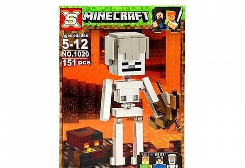 Лего SX Minecraft Скелет с кубом магмы 1020, 151 д