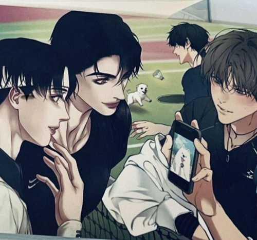 Открытка lezhin ночная песнь демона
