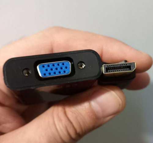 Переходник displayport vga без аудио