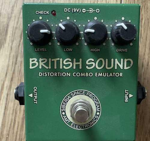 Гитарная педаль AMT British Sound (Distortion comb