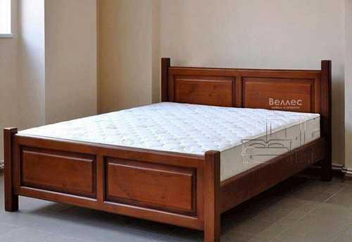 Двуспальная деревянная массив кровать производител