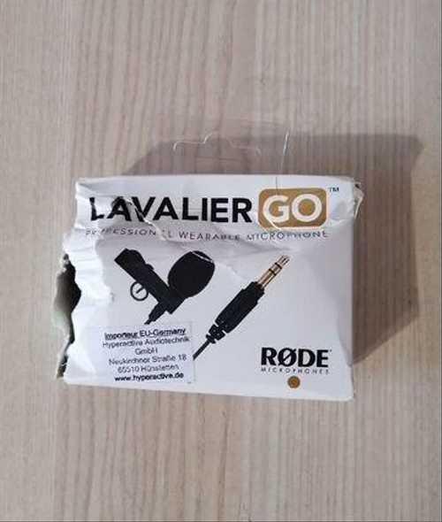 Петличный микрофон Rode Lavalier Go (мятый)