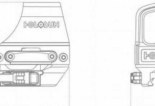 HS510C коллиматор Holosun OpenReflex открытый