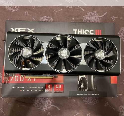 Видеокарта AMD rx 5700xt 8gb XFX