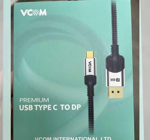 Кабель vcom USB 3.2 Gen 1 Type-C - DisplayPort