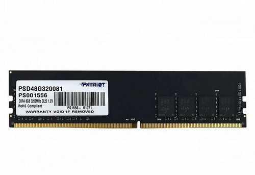 Память оперативная DDR4 8Gb Patriot Signature 3200