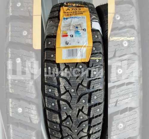 Шипованные шины 185/75 R16C Aplus A703