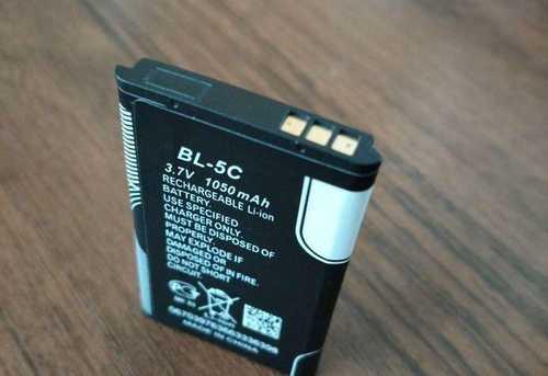 Аккумулятор (батарейка) BL-5C 1050 мАч