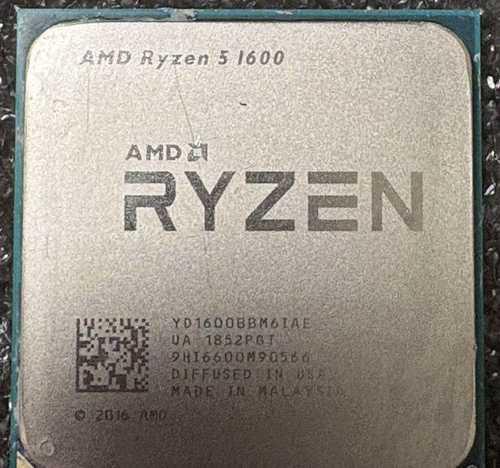 Процессор ryzen 5 1600