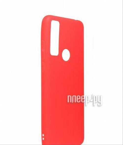 Чехол DF для TCL 20 SE Silicone Red tcCase-02