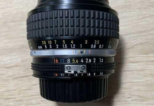 Объектив Nikon nikkor 50mm 1.2 AI-S